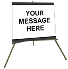 BTRIPW Bespoke roll up sign | Roll Up Tripod Signs | Portable Road ...