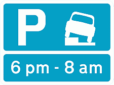 DOT667.1 Partial parking on verge permitted at certain times | Parking ...