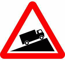 DOT583 Slow vehicles | triangular warning signs | Road Signs Signs