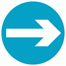 DOT606 Turn right | Directional Signs | Road Signs Signs