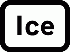 SP30_554.3 Ice | Supplementary Plates | Road Signs Signs